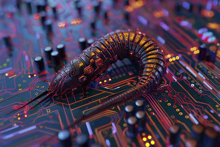 کرم کامپیوتری یا Worm چیست؟ معرفی، انواع و روش پیشگیری - مجله نت مگ